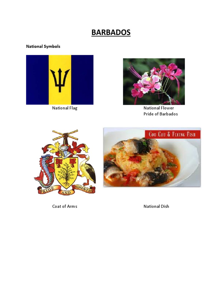 Barbados: National Symbols | PDF | Barbados | English Language