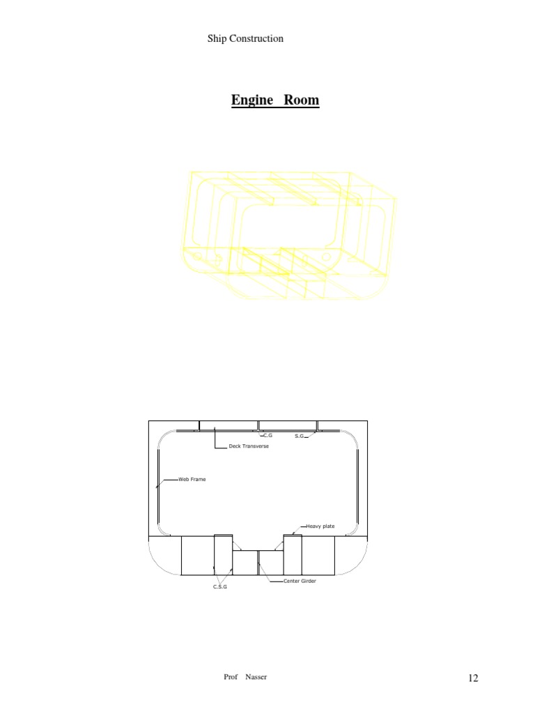 Engine Room: Ship Construction | PDF | Ships | Mechanical Engineering
