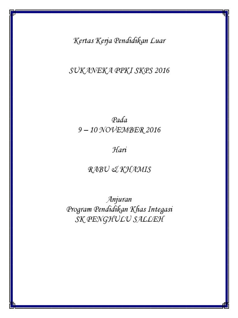 Kertas Kerja Sukaneka PPKI | PDF