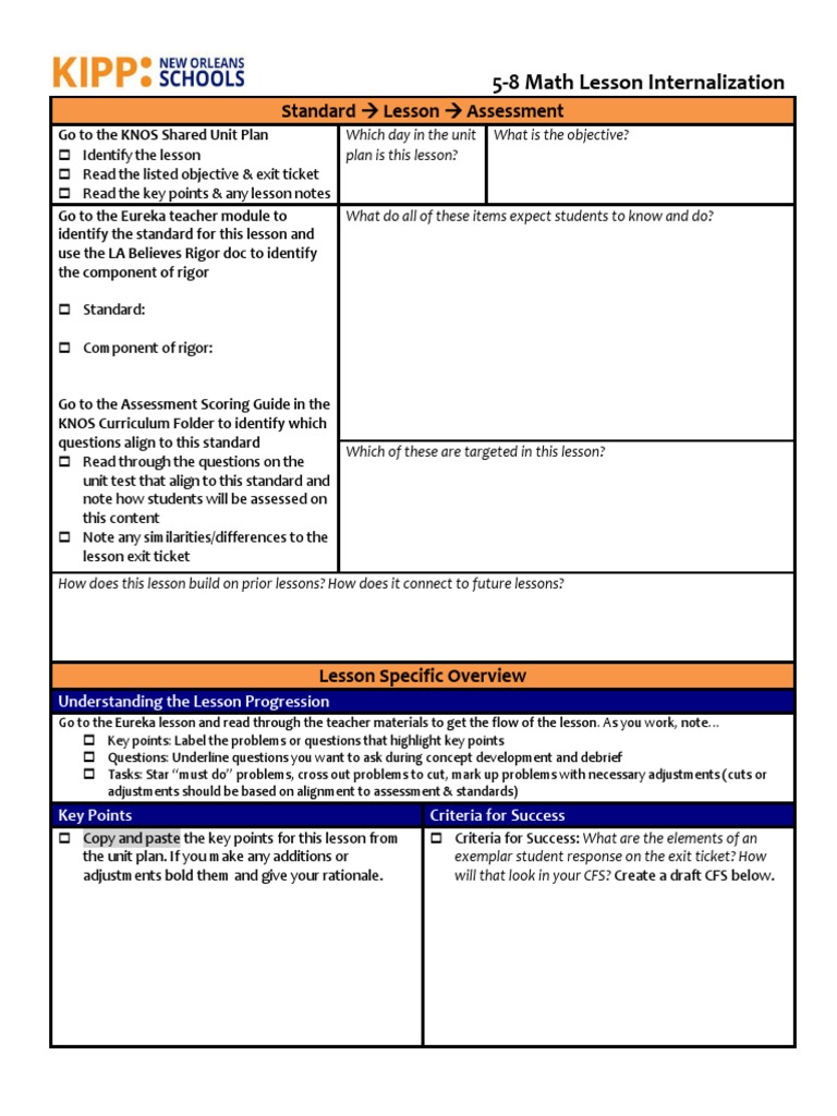 Internalization Guide 5-8 Eureka | Download Free PDF | Educational ...