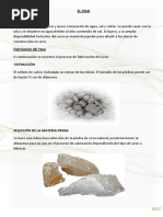 El Yeso-Trabajo | PDF | Yeso | Química