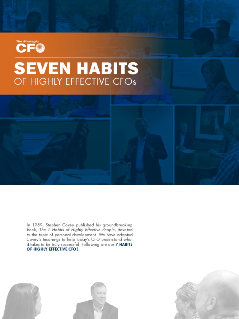 7 Habits of Highly Effective CFOs | PDF | Chief Financial Officer ...