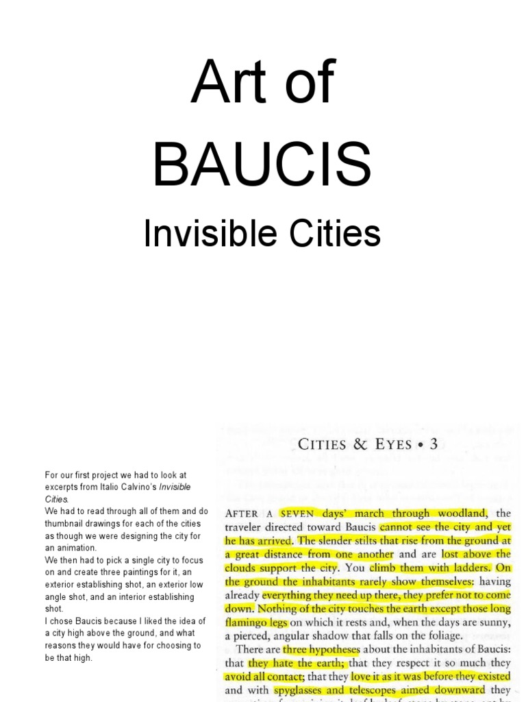 Art of Baucis: Invisible Cities | PDF