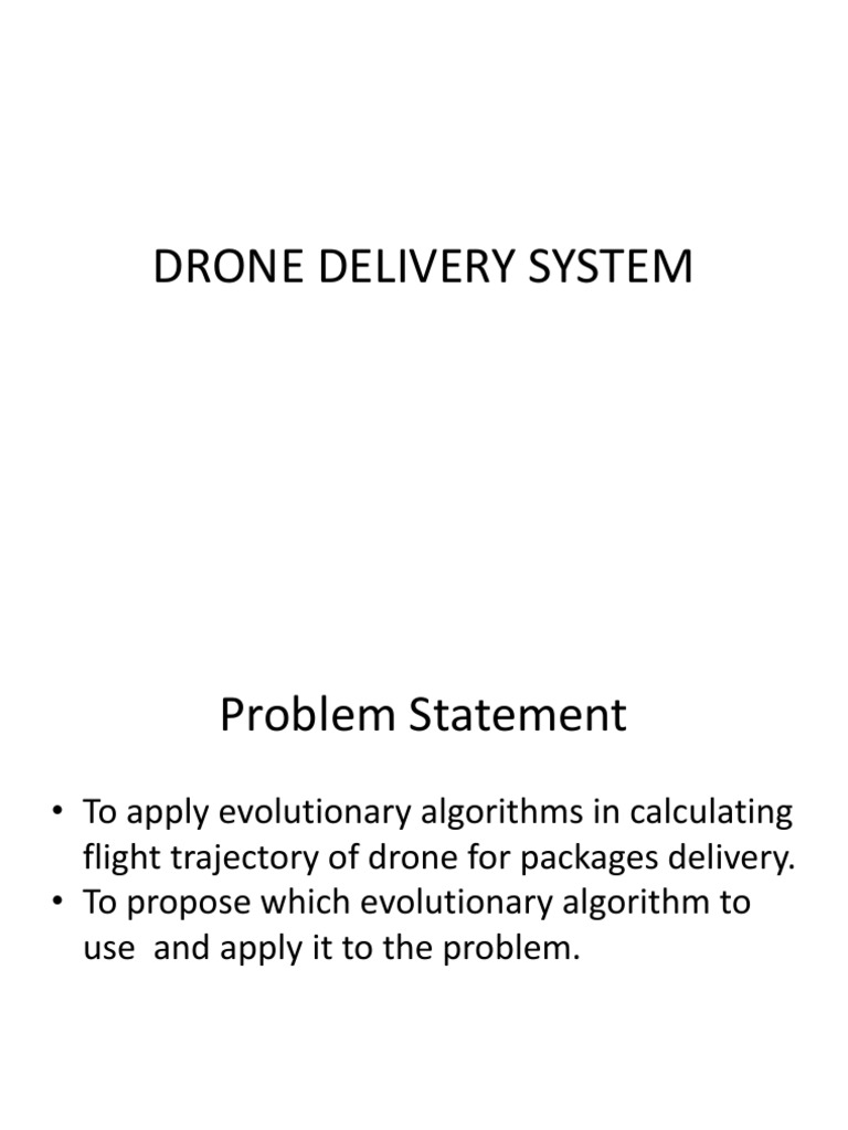 Drone Delivery Problem | Download Free PDF | Mathematical Optimization ...