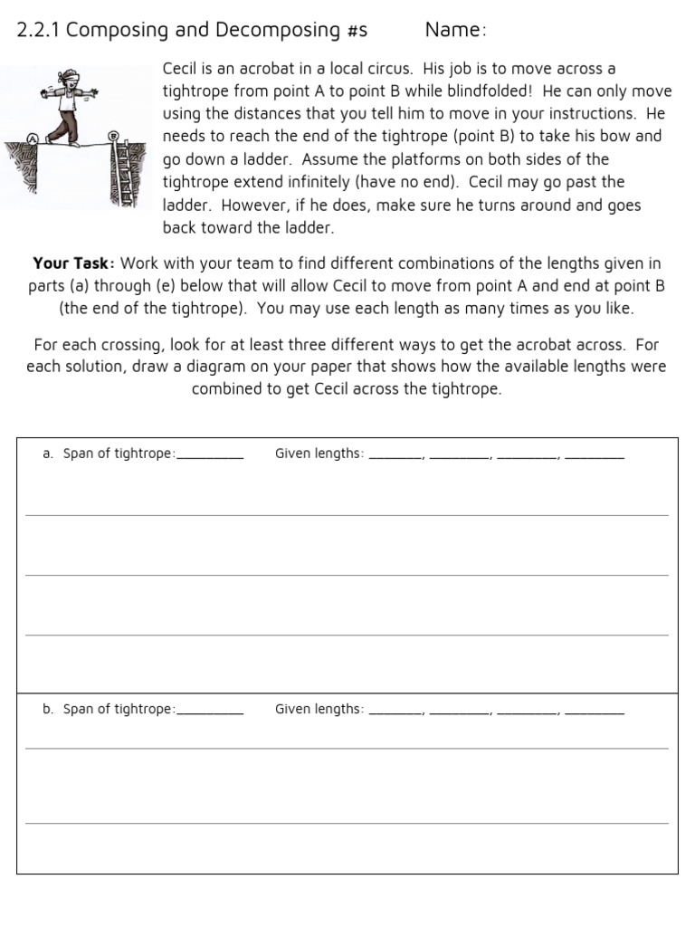 Acrobatic Math: Composing Numbers | PDF | Foreign Language Studies ...