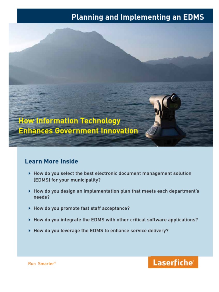 Implementing An EDMS | PDF | Records Management | Business Process