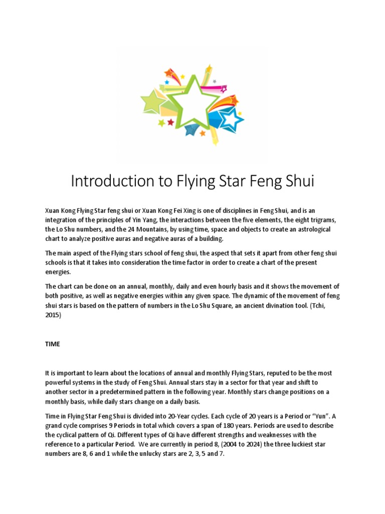Introduction To Xuan Kong Flying Star Feng Shui Pdf Science
