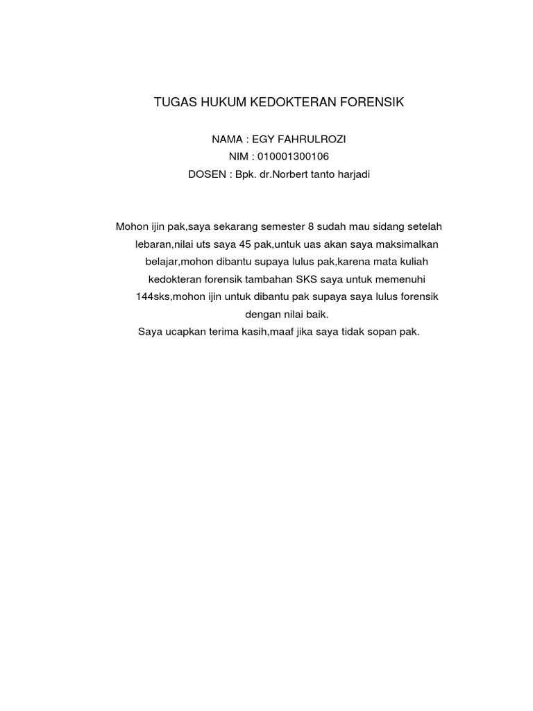 Tugas Forensik | PDF