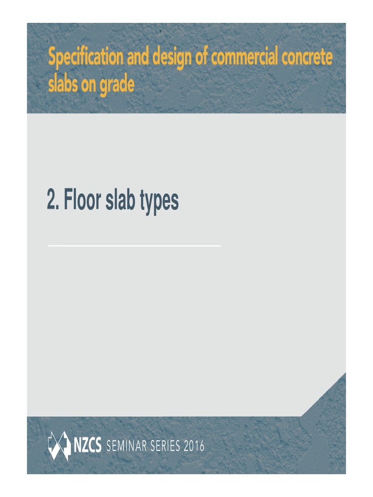 2 Floor Slab Types PDF | PDF | Strength Of Materials | Concrete