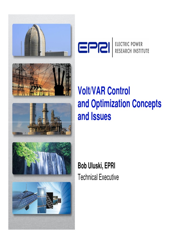Volt/VAR Control and Optimization Concepts and Issues and Issues | PDF ...
