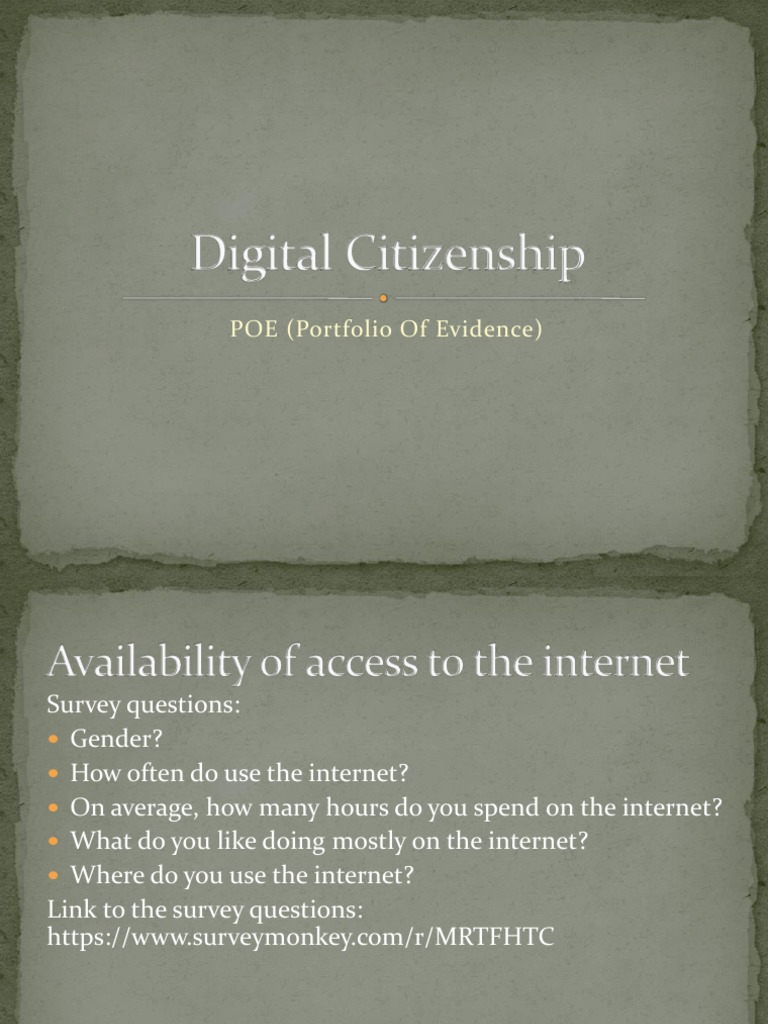 Digital Citizenship Powerpoint | PDF | Gender | Gender Studies