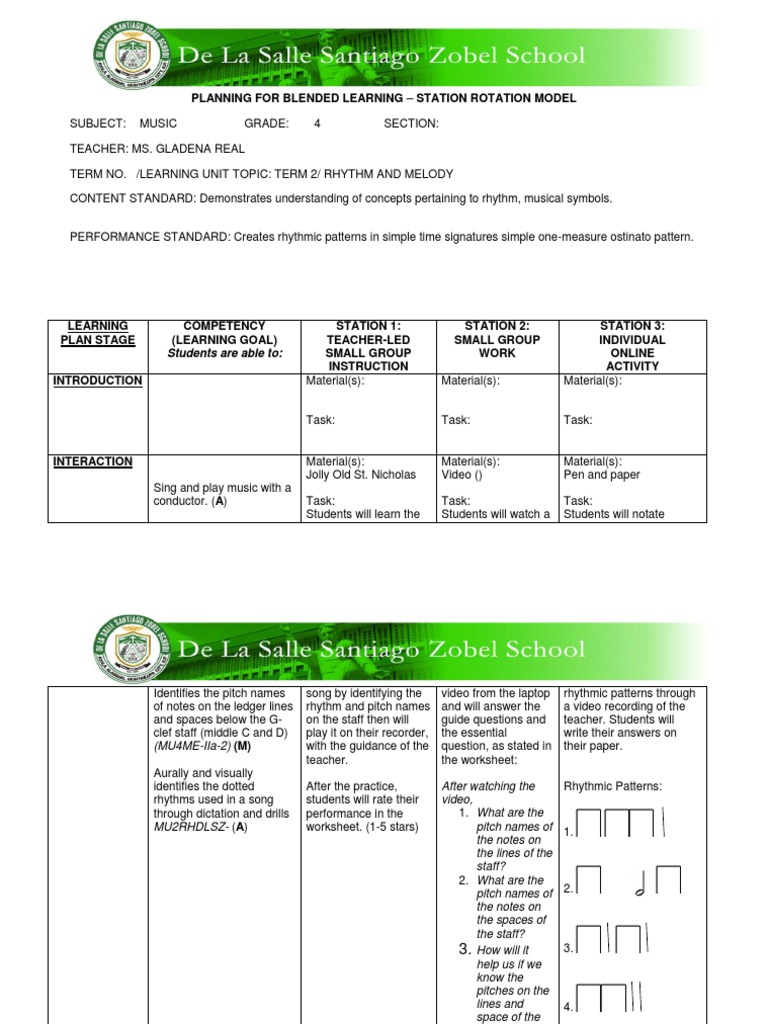 Planning For Blended Learning - Station Rotation Model: Students Are ...
