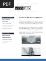 PMMA Data Sheet | PDF | Poly(Methyl Methacrylate) | Polymers
