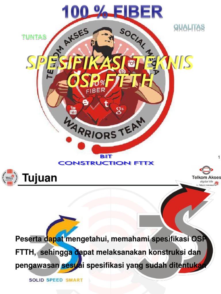 Spesifikasi OSP FTTH dan Kabel Fiber Optik | PDF
