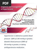 Malaysian Hypertension CPG 2018 Overview | PDF | Hypertension | Blood ...