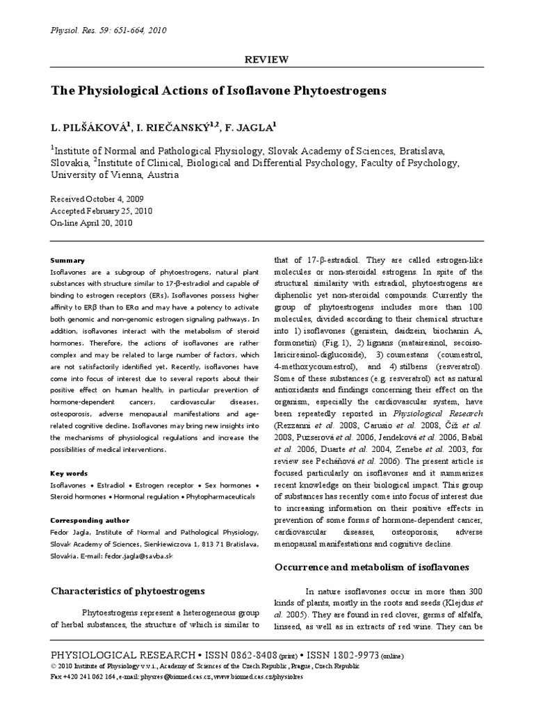 Aksi Fitoestrogen | PDF | Estradiol | Chemistry