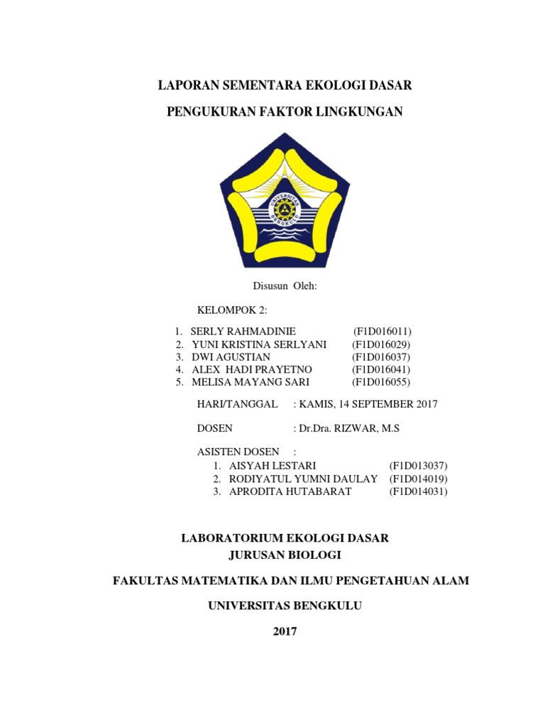 Laporan Praktikum Ekologi Dasar | PDF