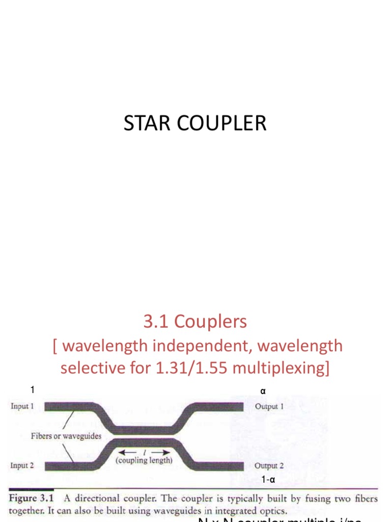 Star Coupler | PDF | Polarization (Waves) | Optical Fiber