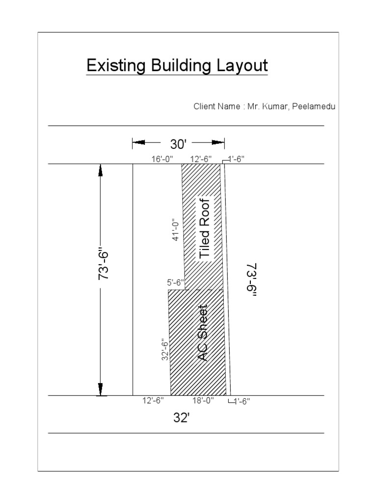 01 MR - Kumar Existing Layout | PDF
