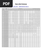 Pipe Wall Thickness Standards Chart | PDF