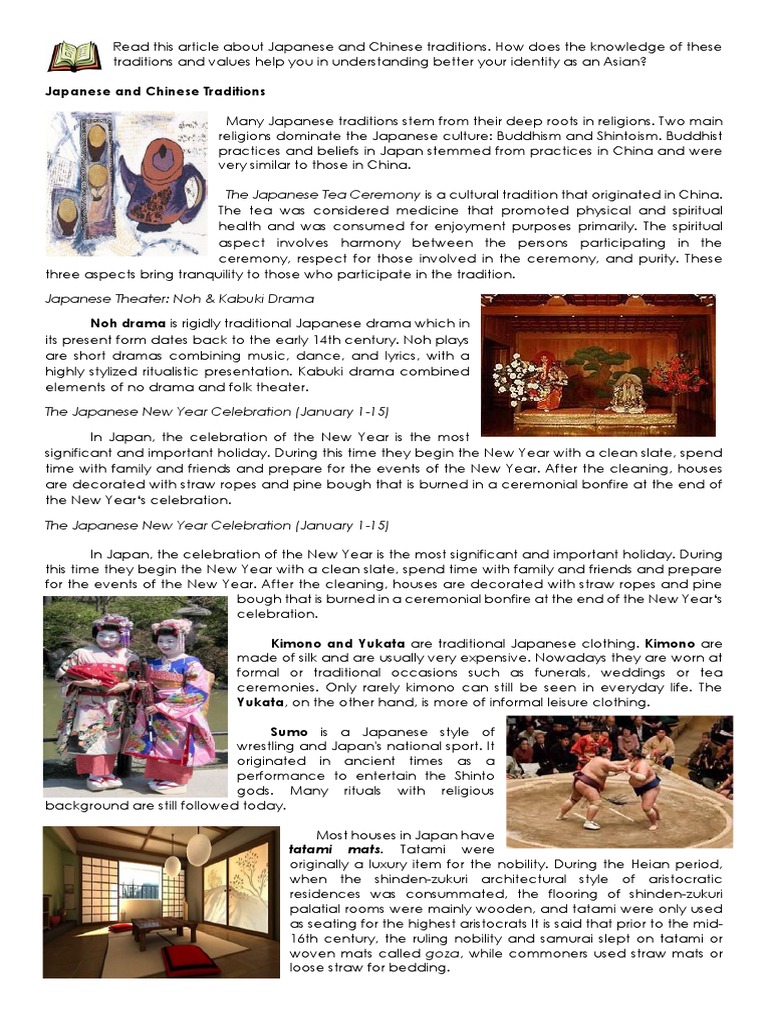 Chinese and Japanese Traditions | Download Free PDF | Rituals ...
