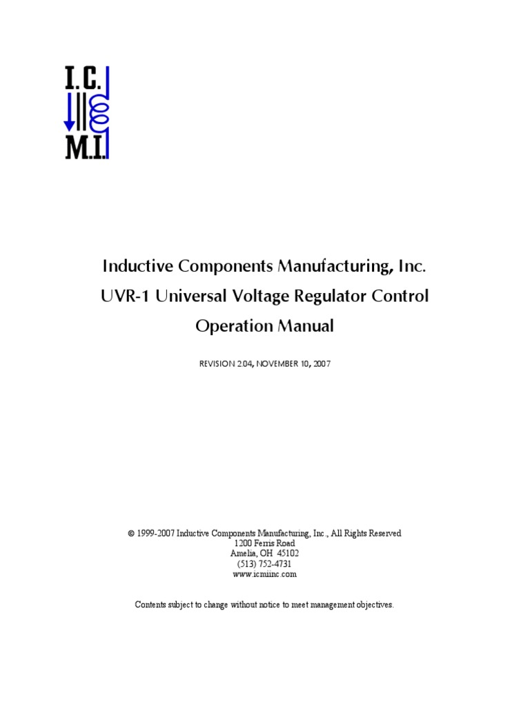 UVR 1 Operation Manual | Download Free PDF | Switch | Electrical Connector