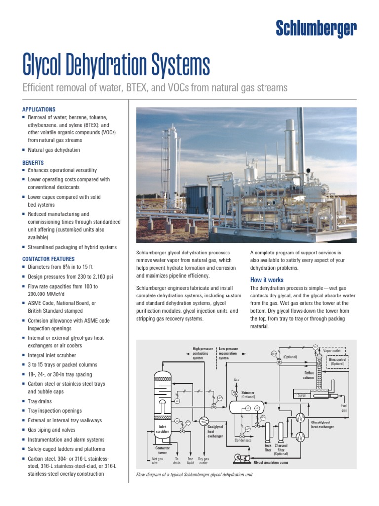 Glycol Dehydration Systems Ps | PDF | Natural Gas | Pump