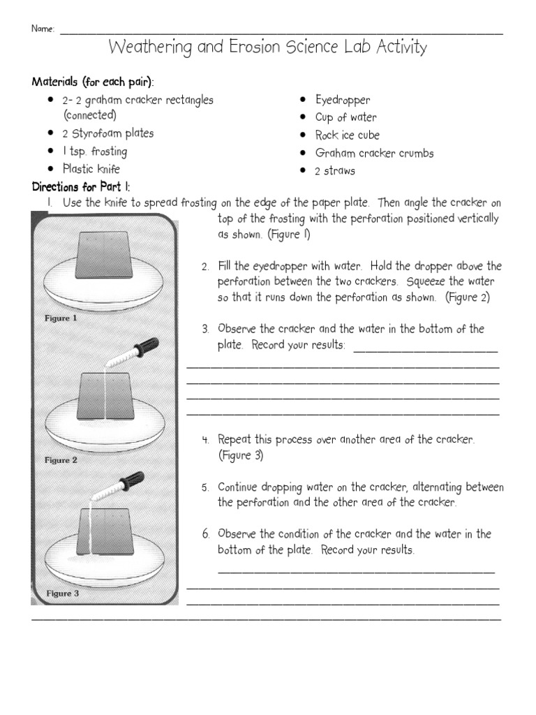 Weathering and Erosion Lab Activity | PDF | Earth Sciences | Nature