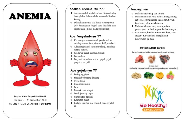 Anemia Brosur | PDF