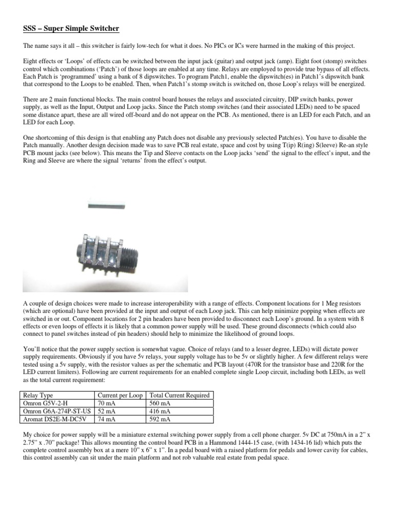 GGG Sss Notes | PDF | Power Supply | Relay