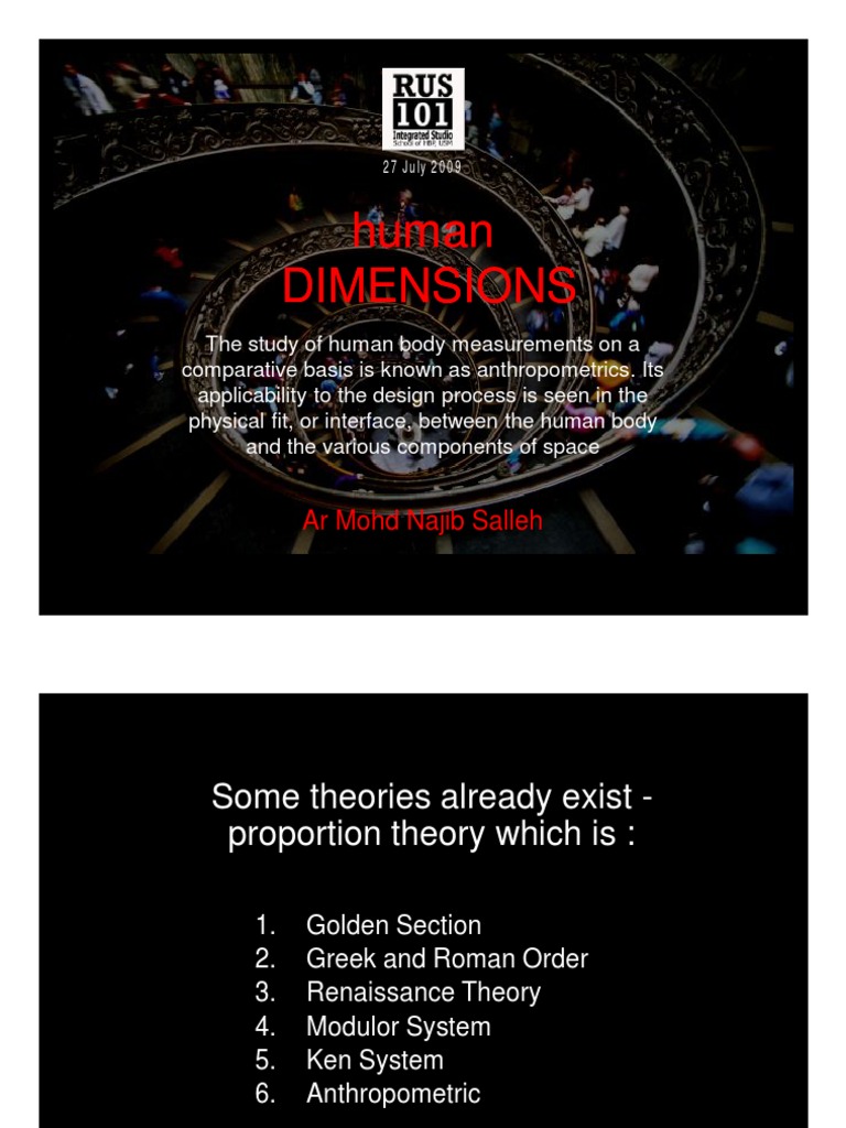 Human DIMENSIONS | PDF