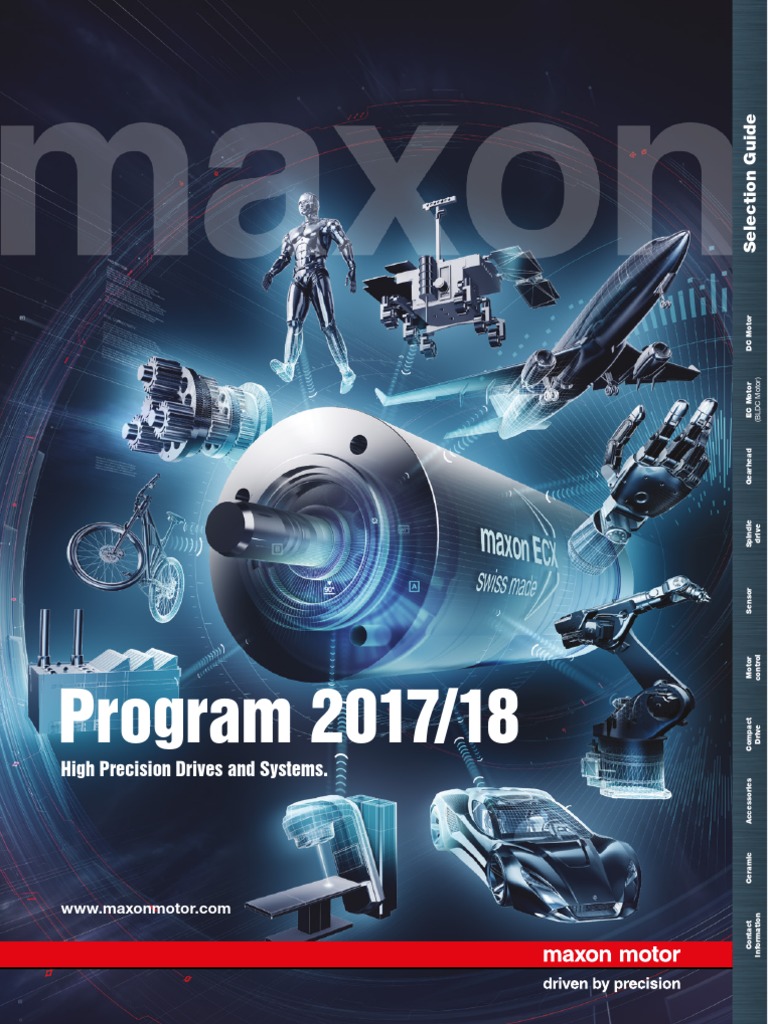 MAXON Complete Catalog 2017-2018 | PDF | Transmission (Mechanics ...