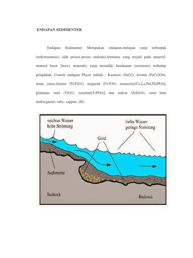 Proses dan Contoh Endapan Sedimenter | PDF