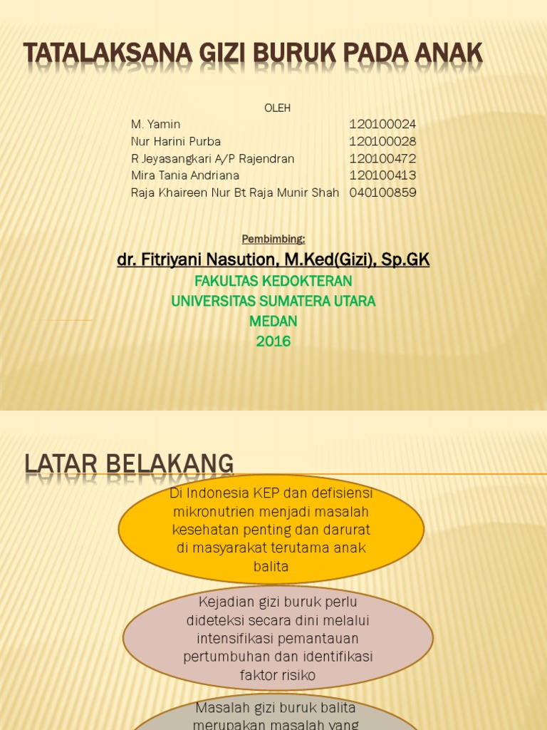 Tatalaksana Gizi Buruk Pada Anak | PDF