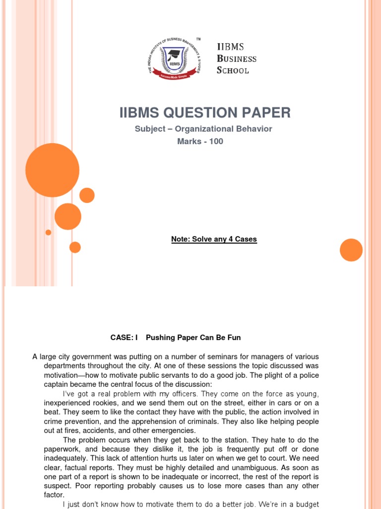 Organizational Behavior Pdf Motivation Motivational