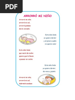 Letra Arrorro Mi Nino | PDF