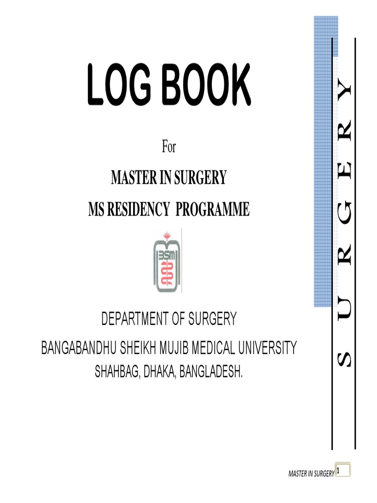 34 Ms Surgery Logbook | Download Free PDF | Surgery | Patient