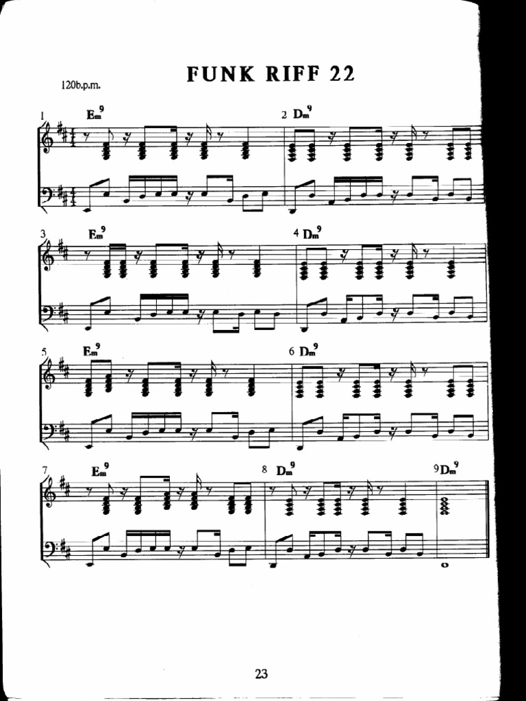 Funk Riff 21 | PDF