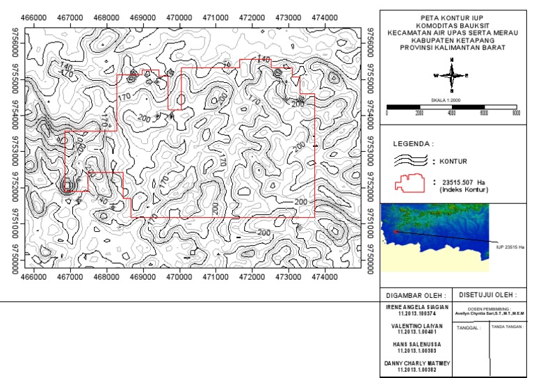 Peta Kontur PDF | PDF