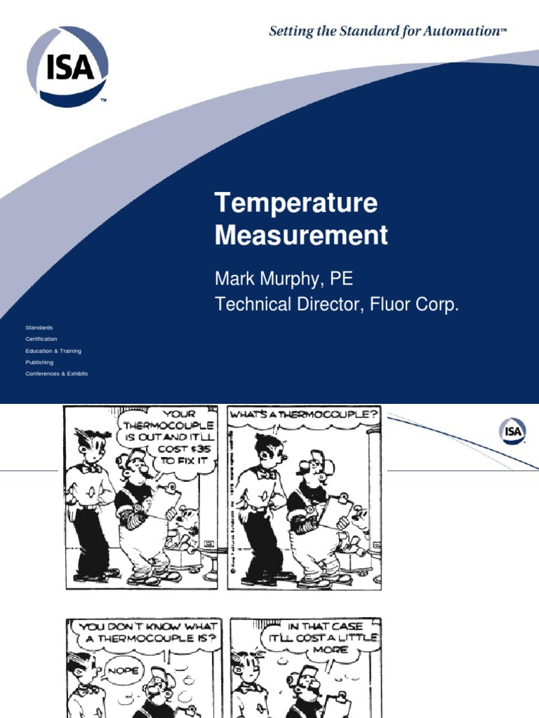 Temperature Measurement Standards Guide | PDF | Thermocouple ...