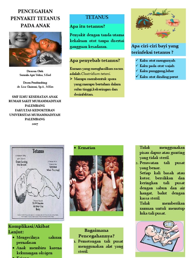 Leaflet Pencegahan Penyakit Tetanus Pada Anak | PDF