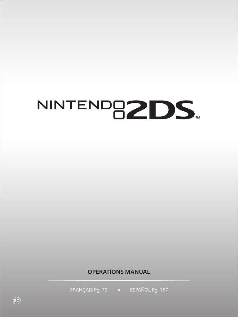 Manual Nintendo 2ds | PDF | Nintendo Hardware | Nintendo Consoles