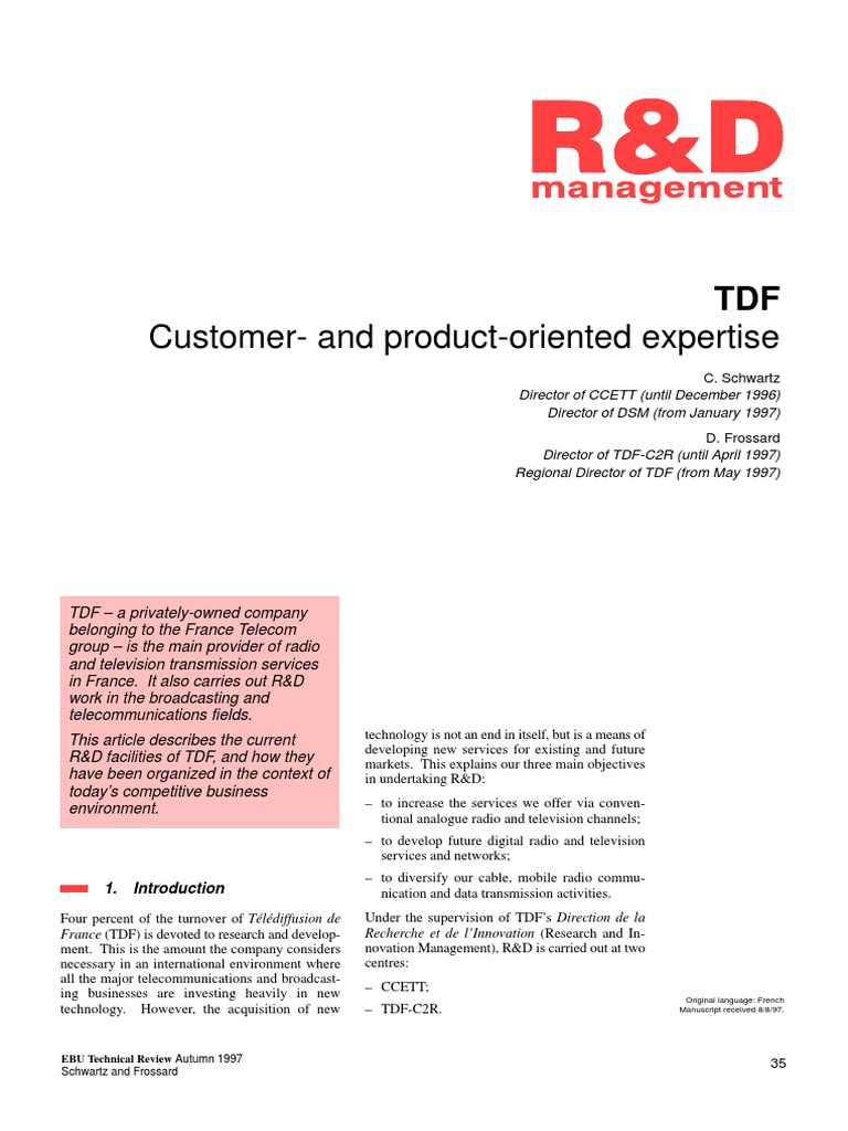 Trev 273 TDF | PDF | Research And Development | Iso 9000