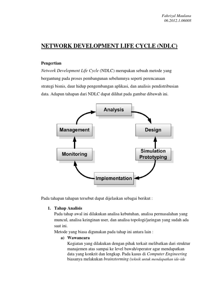 Network Development Life Cycle | PDF