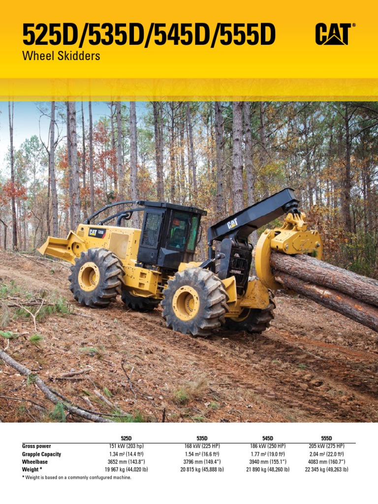 Cat 525D | PDF | Transmission (Mechanics) | Clutch