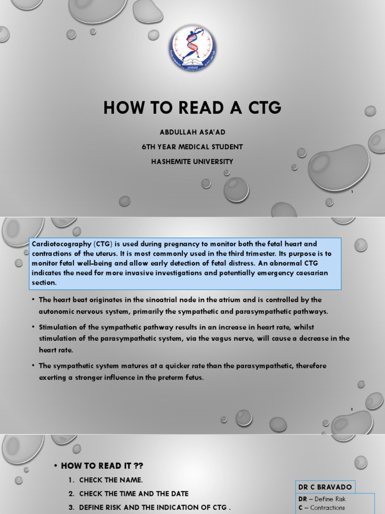 How To Read A CTG | PDF | Heart Rate | Fetus