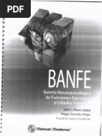 BANFE 3 Bateria Neuropsicologica de Funciones Ejecutivas y Lobulos Frontales | PDF