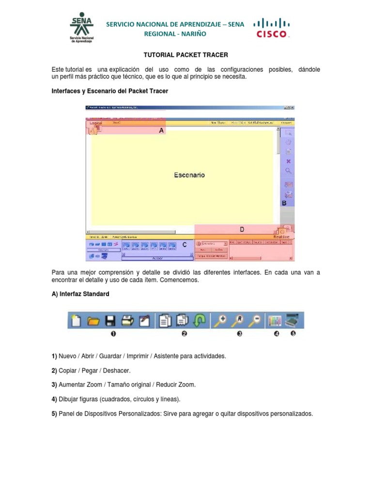 Tutorial y Practica Packet Tracer PDF | PDF | Dirección IP | Red de computadoras