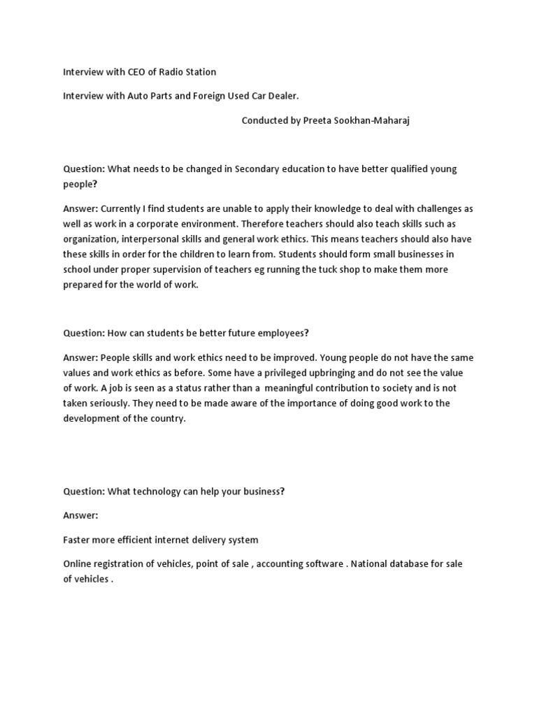 Interview Pdf