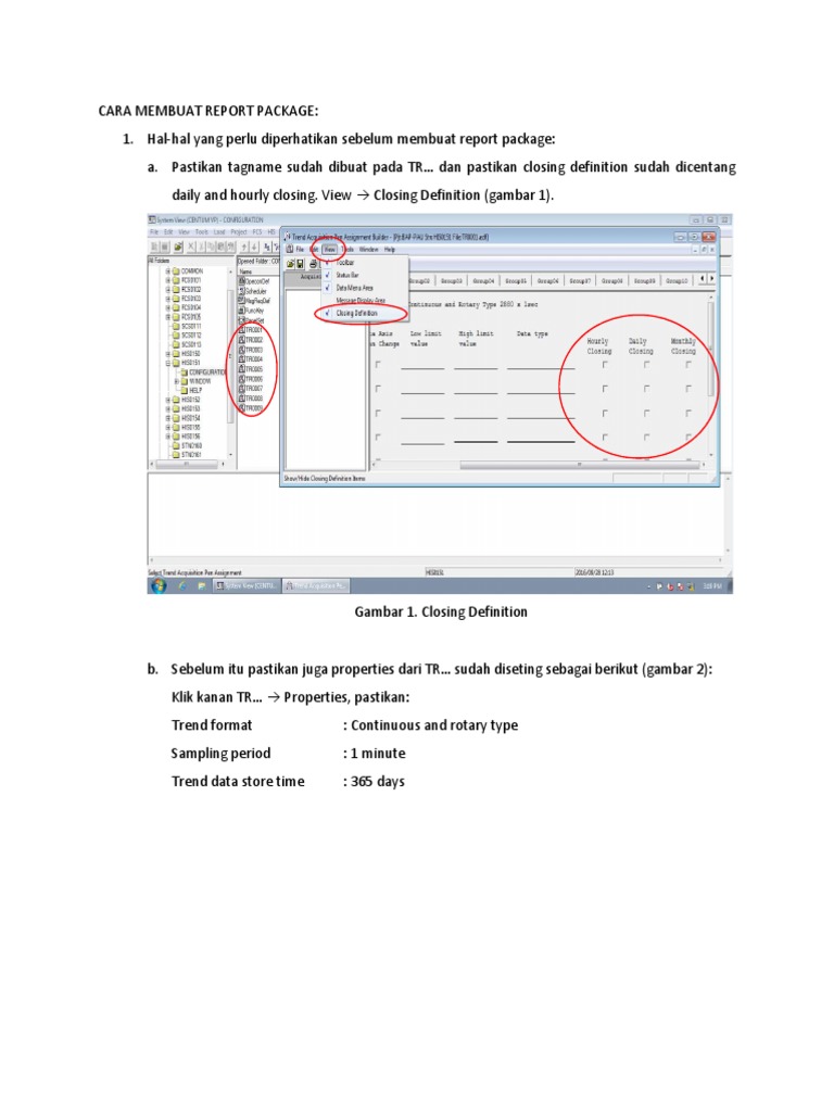 Panduan Membuat Report Package | PDF